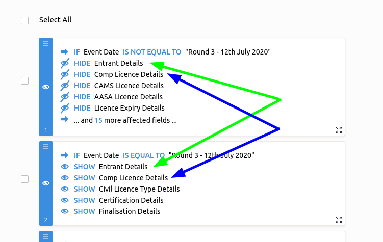 Conditional Logic Not Working Properly Showing Hiding Fields