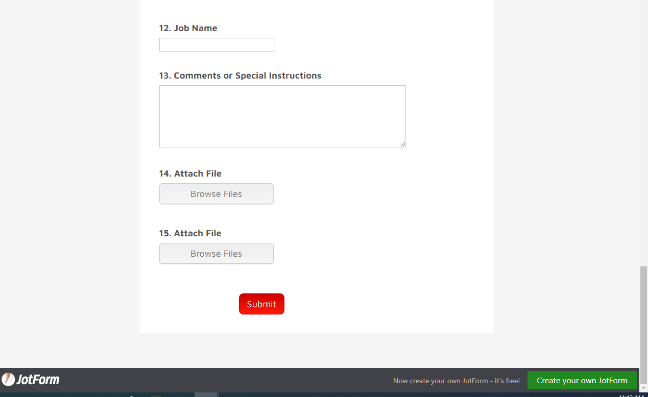 The Attach File Button