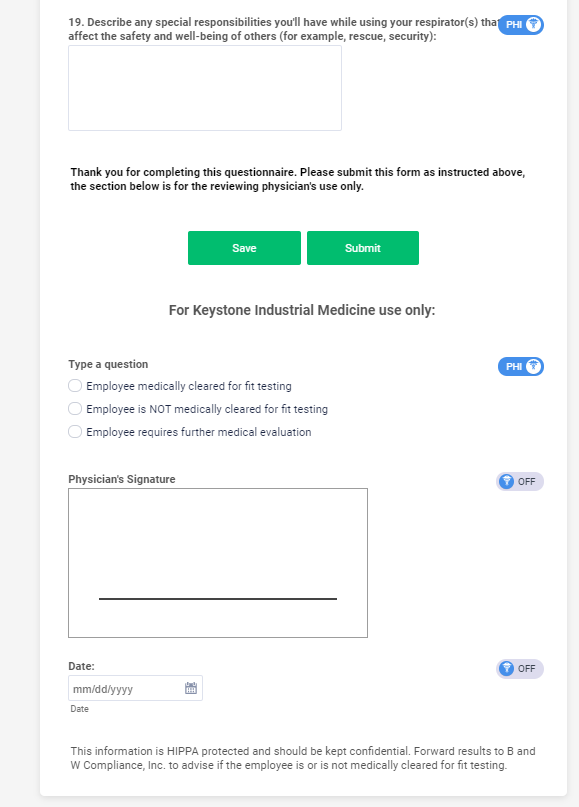 How can I send a HIPPA form through multiple users with a separate ...