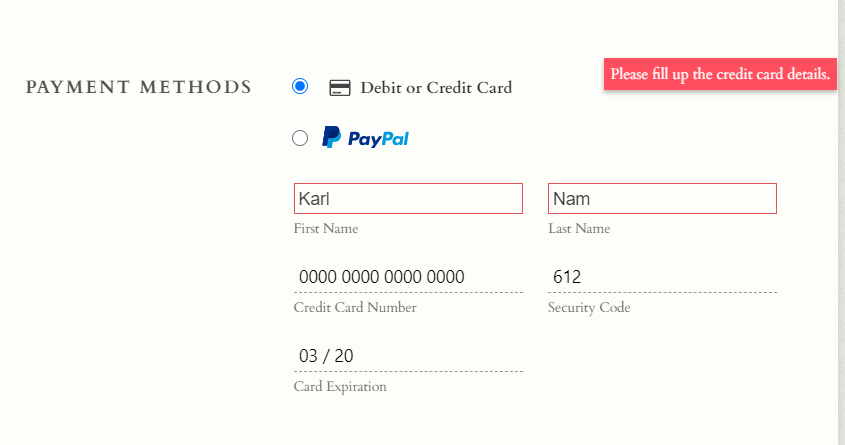 My Form is Failing to Recognize anything.