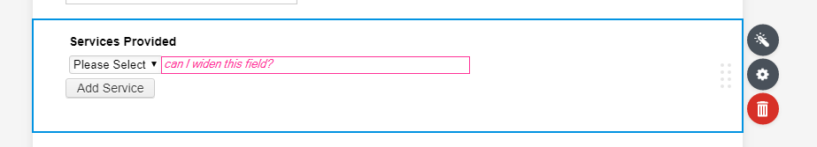 Change field width in configurable list widget