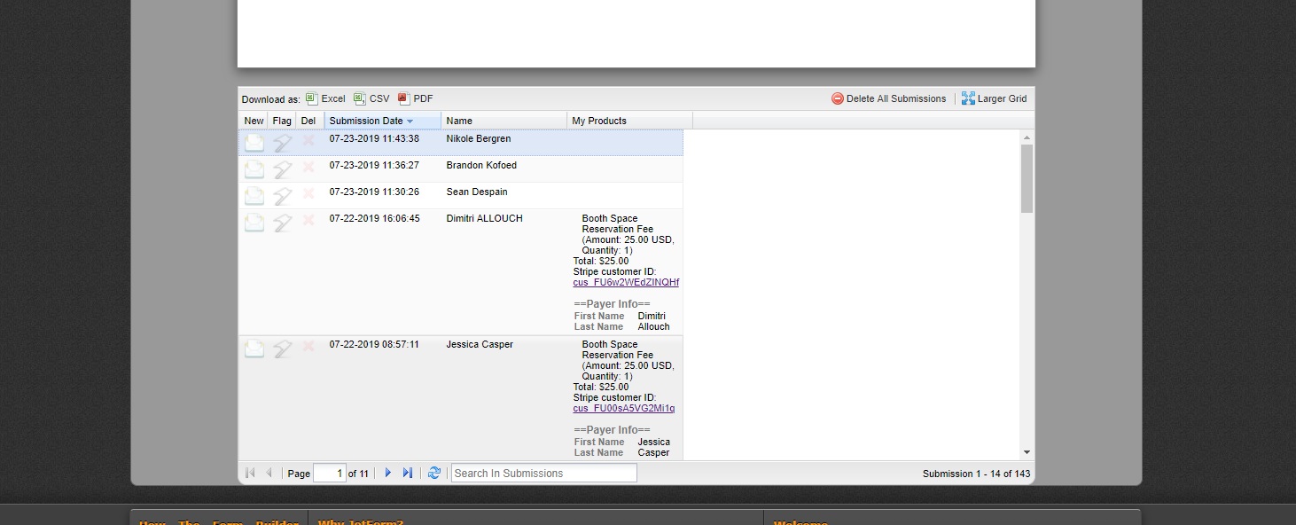 Stripe Payments no longer going through even though form submission is ...