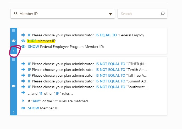 The Conditional Logic In My Form To Hide A Field Is Not Working