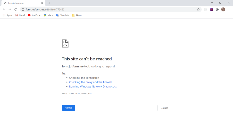 Why does my Form cannot be open?