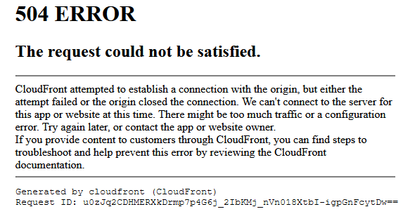 504 Error on multiple forms