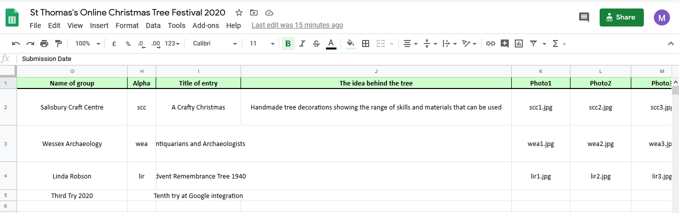 updating existing data on google spreadsheet using a form