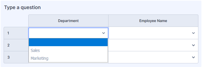 Can I Create Dynamic Dropdown In An Input Table 8643