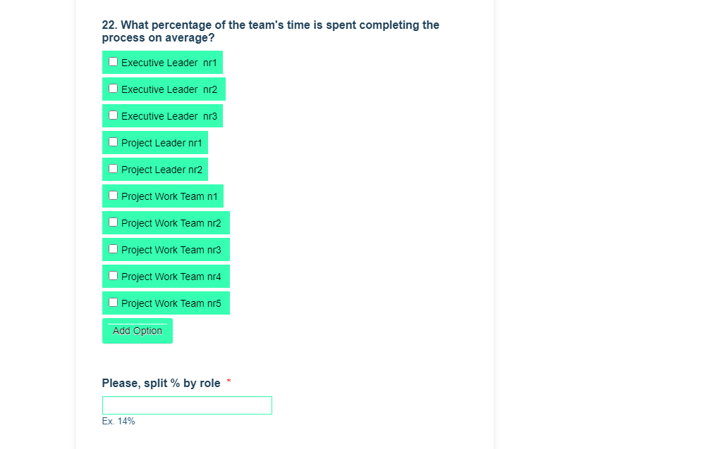 Dynamic Multiple Choice Field With Conditional Rule