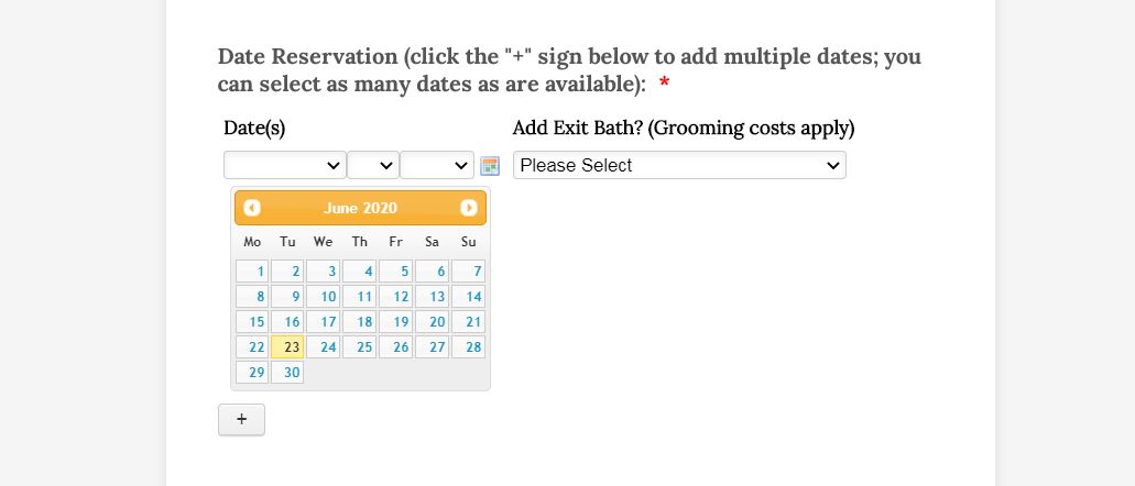 Start Sunday for the date in the Configurable List Calendar
