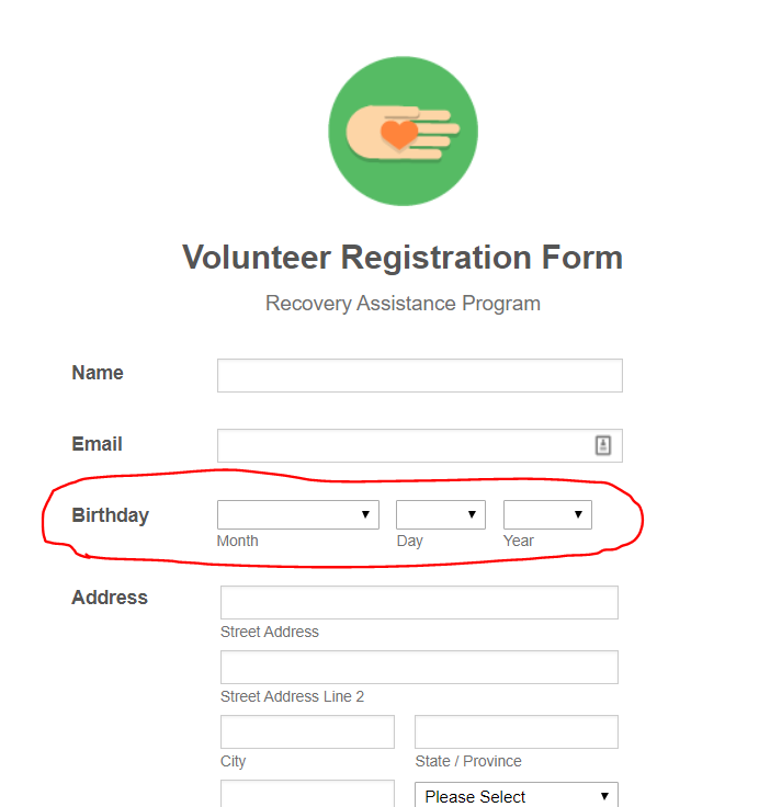 How to limit age in birth day picker widget?