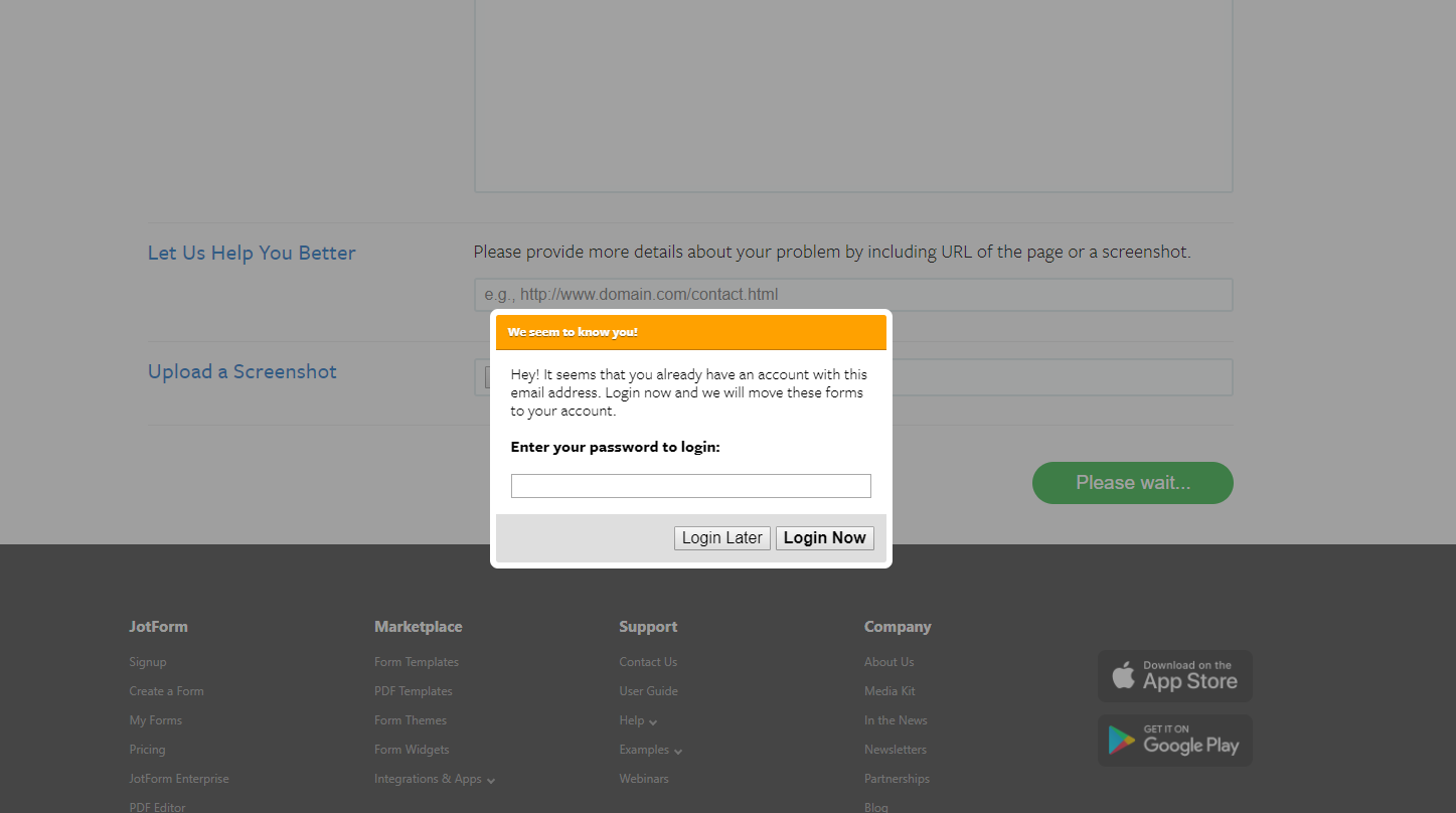 why do I have to log in everytime I want change menu?