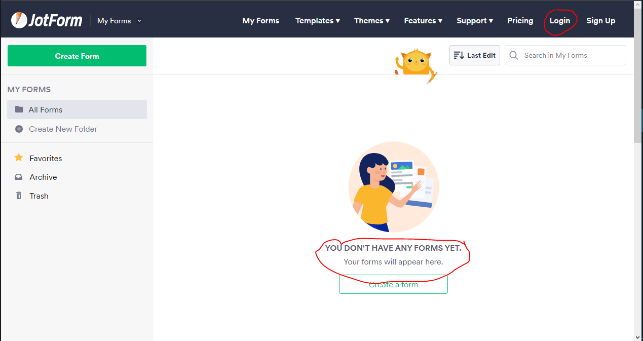All my forms are gone