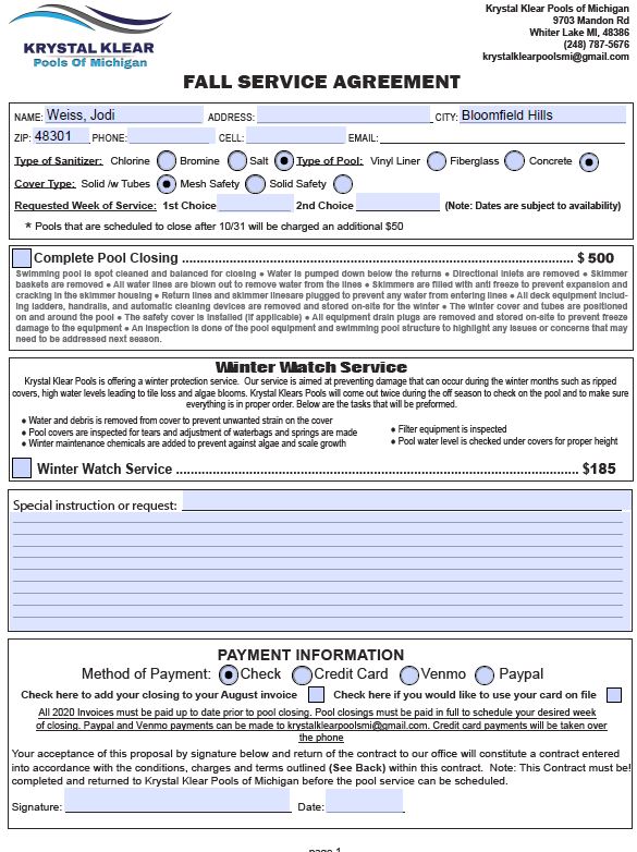 How can I create a form to email clients?