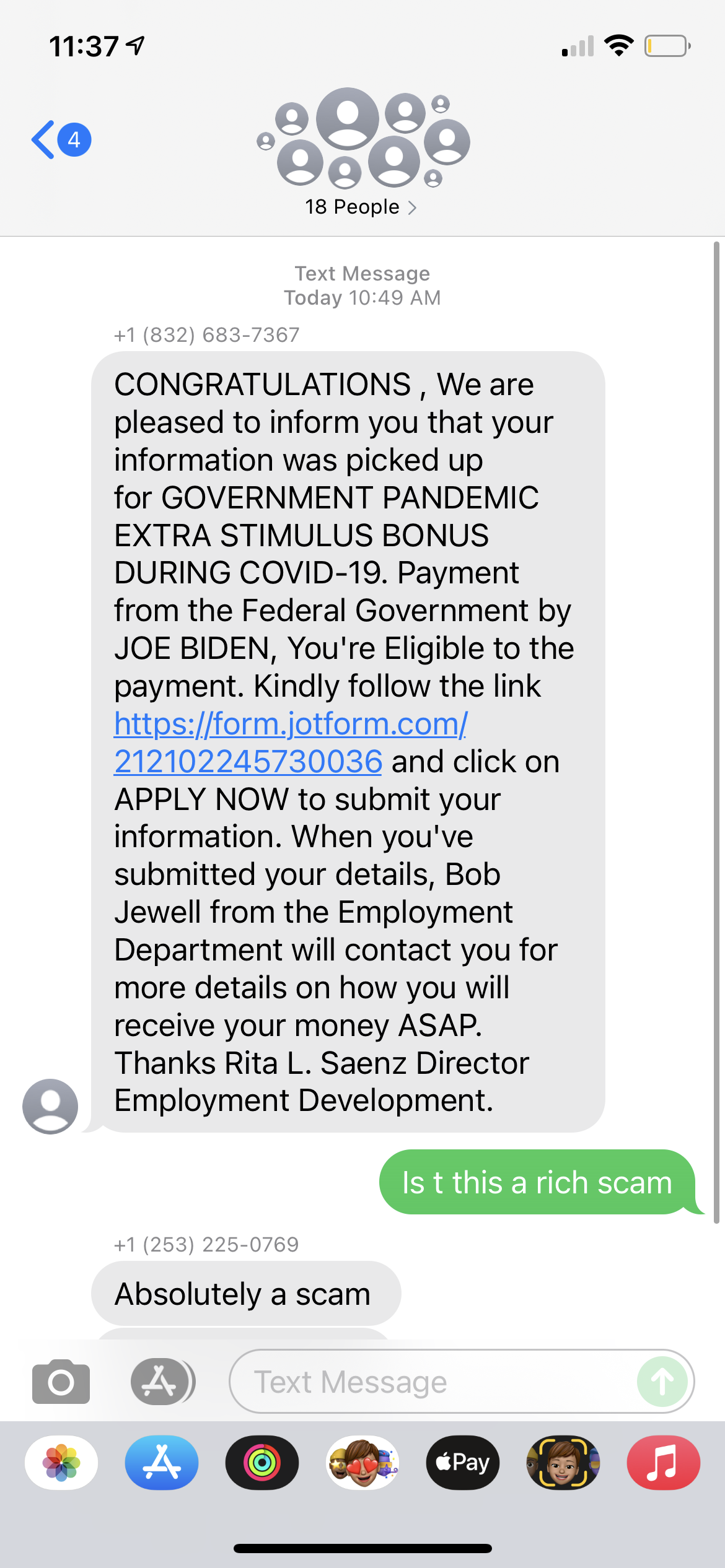 Fraud attempt perpetrated through your site