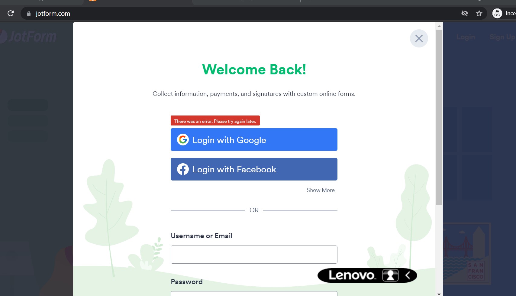 Cannot login my friend's account