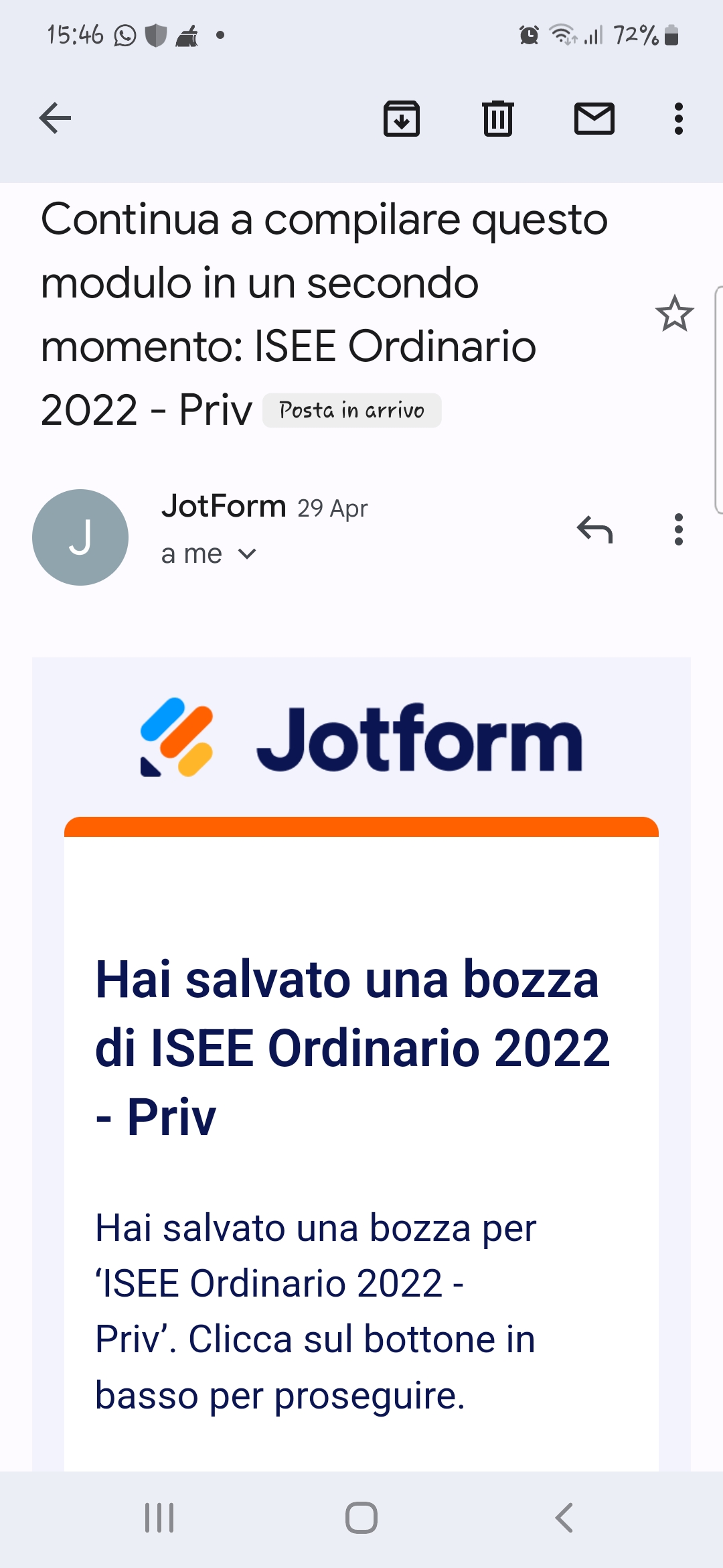 Dopo una settimana dalla compilazione e dal pagamento non ho ancora ricevuto il modello isee 2022