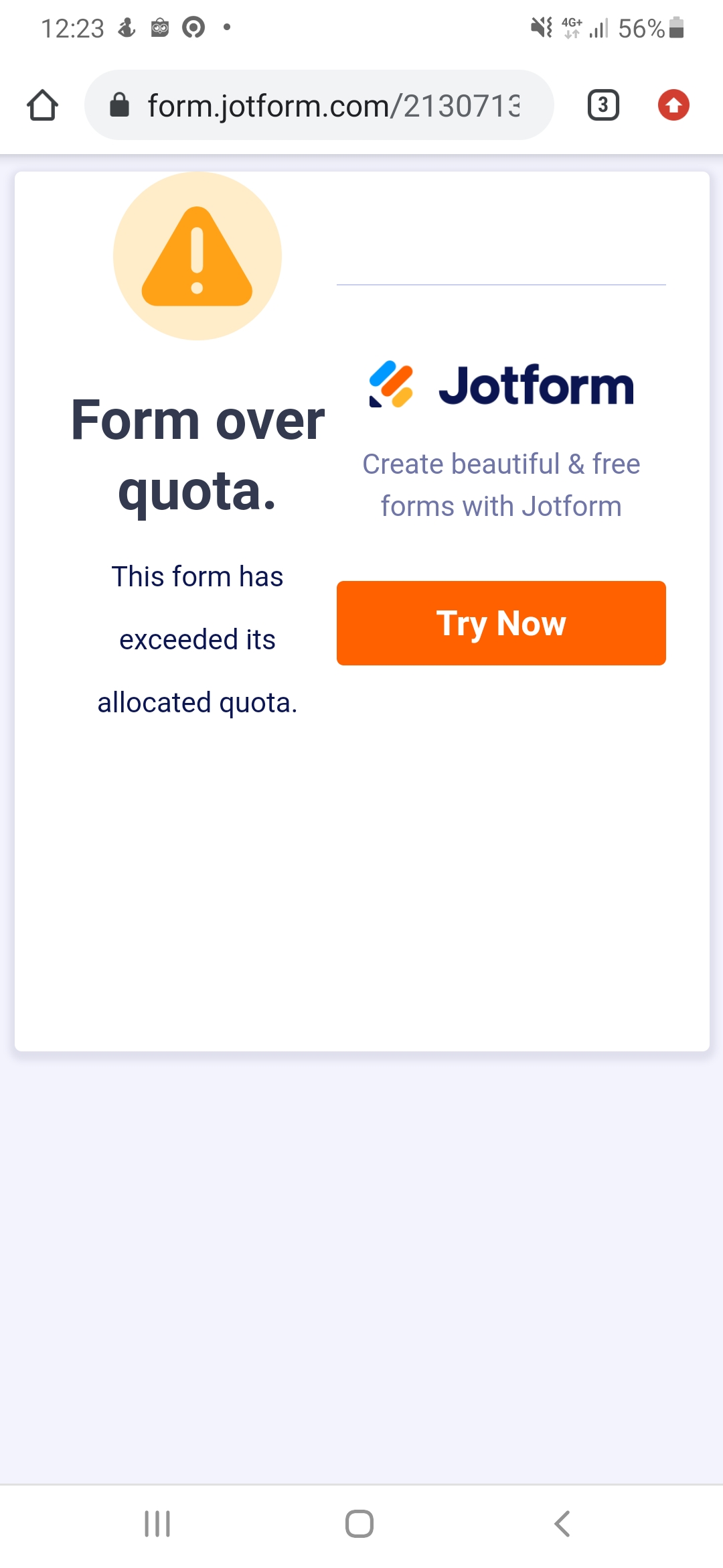 Formulir tetap over quota padahal sudah ganti bulan (submission sudah ...