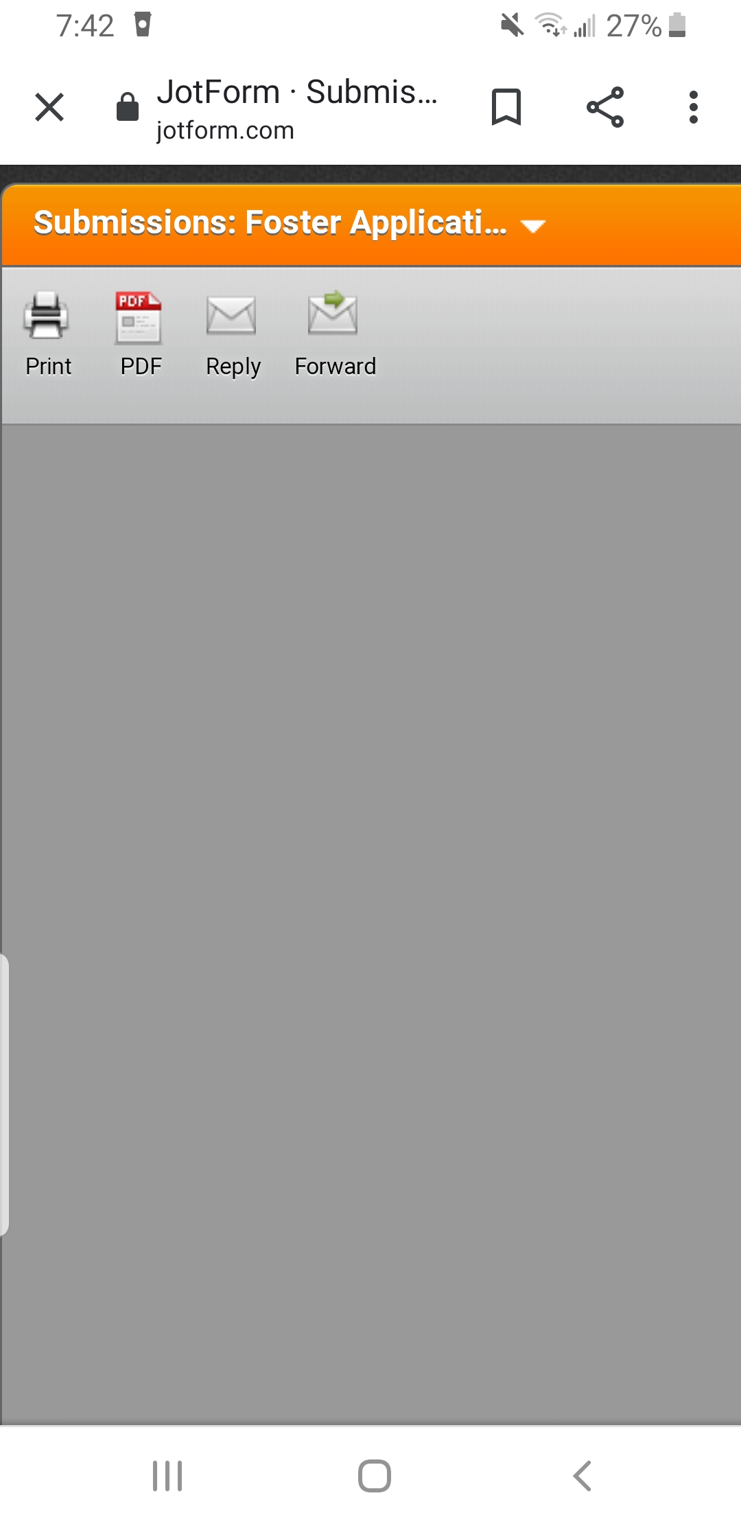 My form submission doesnt show