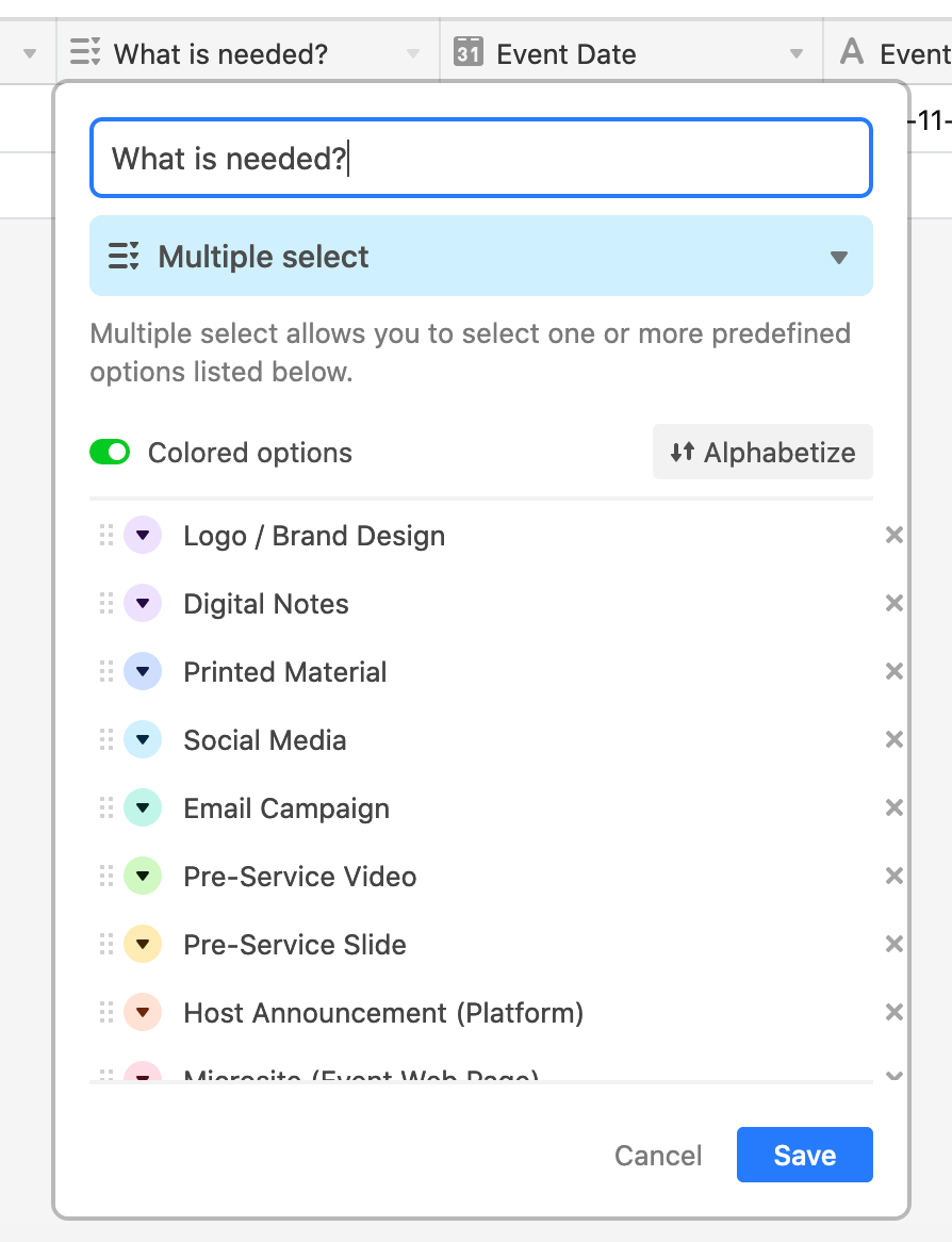 Multiple Choice Selections Not Populating Into Airtable