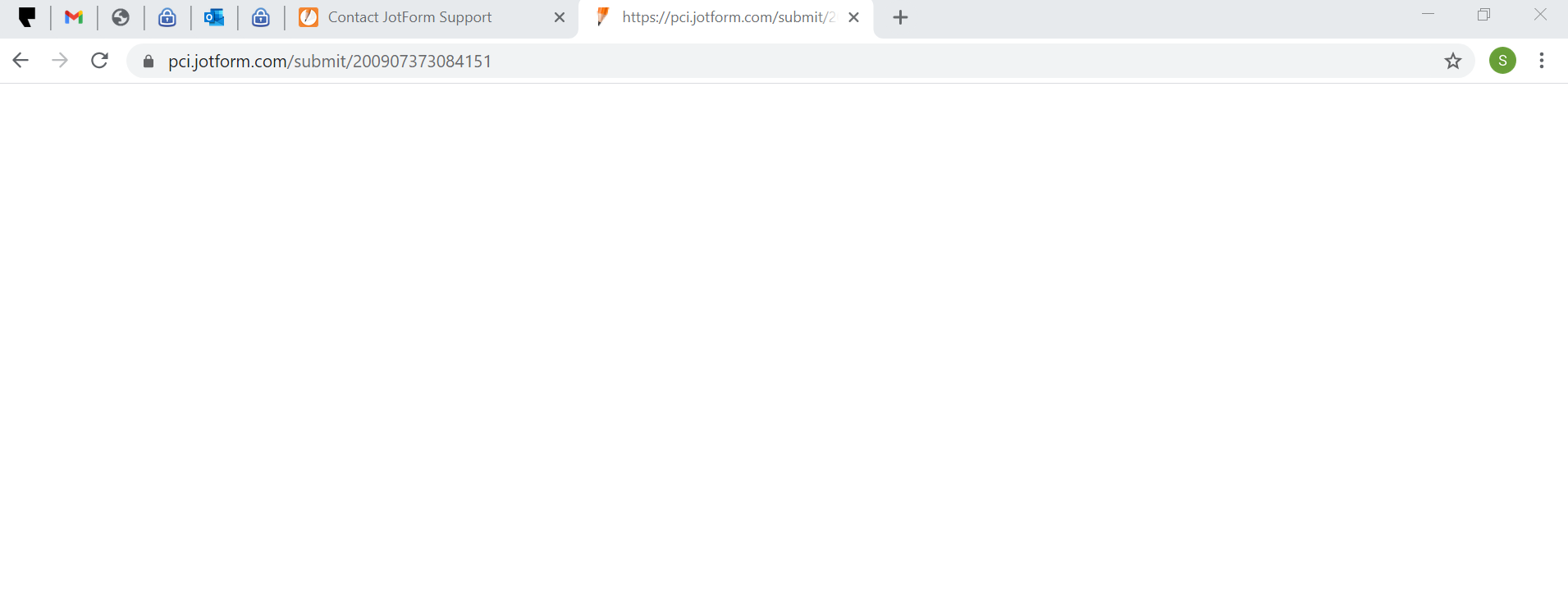 Form Not Loading