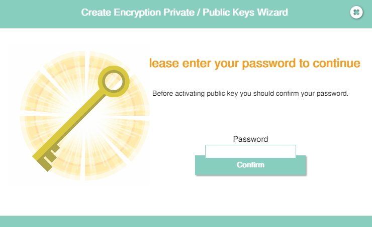How can I get the Create Encryption Private?