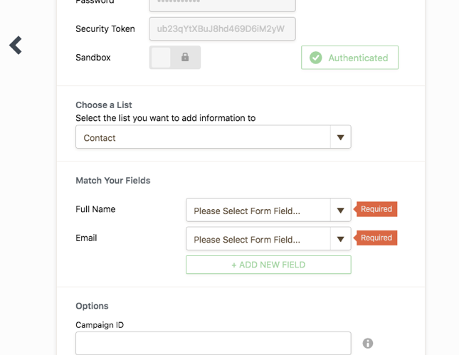 Question About Salesforce Integration
