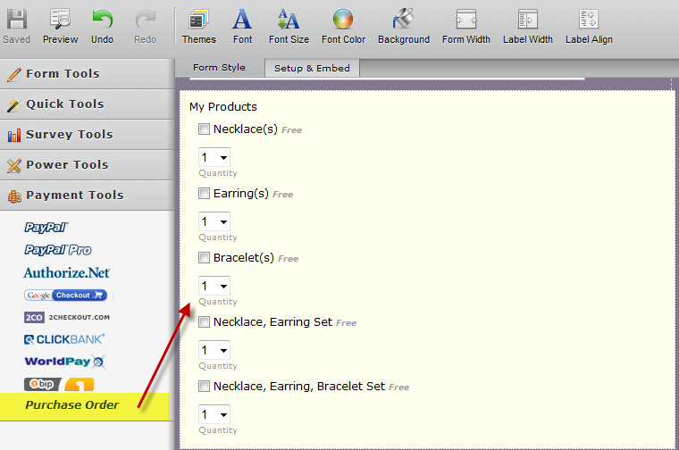 Aligning Text Boxes Next To Radio Buttons