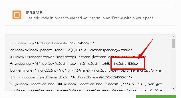Remove White Space Below Form