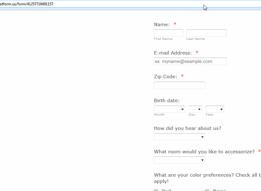 the "other" option on my check-box won't let me type anything into it