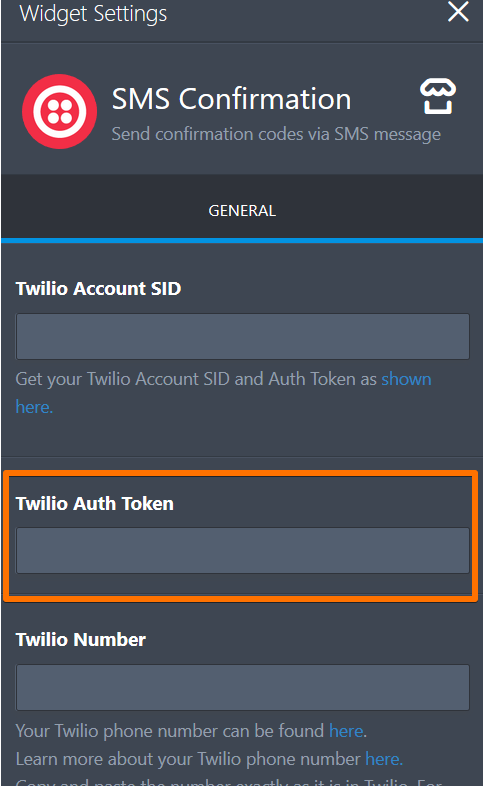 Automated confirmation text