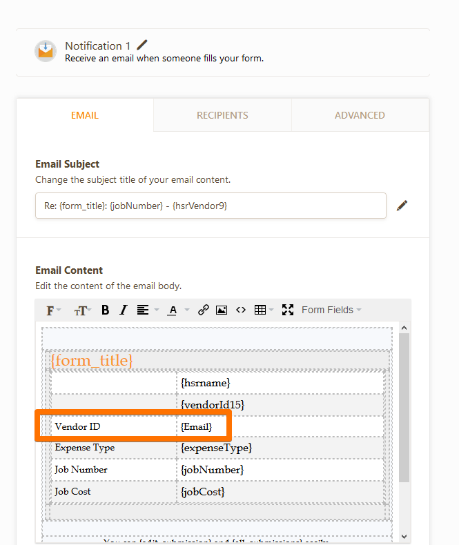 Why is required information from the form missing from the PDF and ...