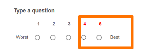 Conditional formatting, using responses as determinants of font style ...
