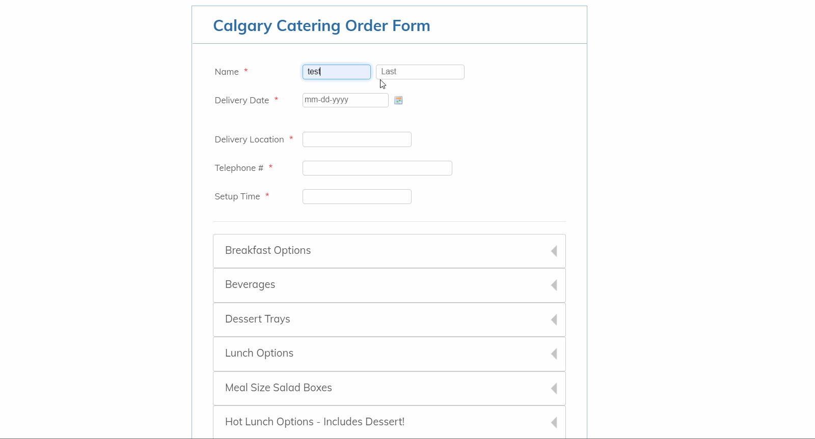 error when submitting for payment