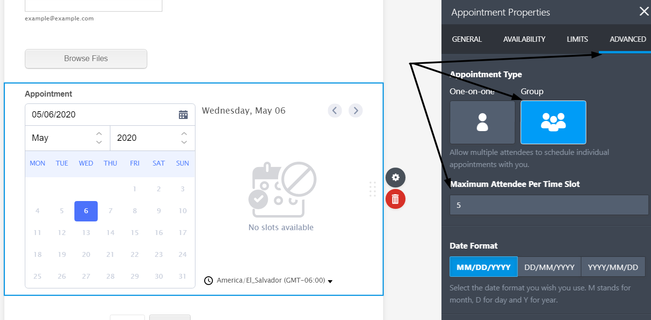 Appointment field: Possibility to book the same time slot multiple ...