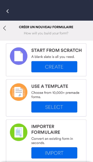 Comment Créer votre Premier Formulaire avec JotForm Mobile Forms