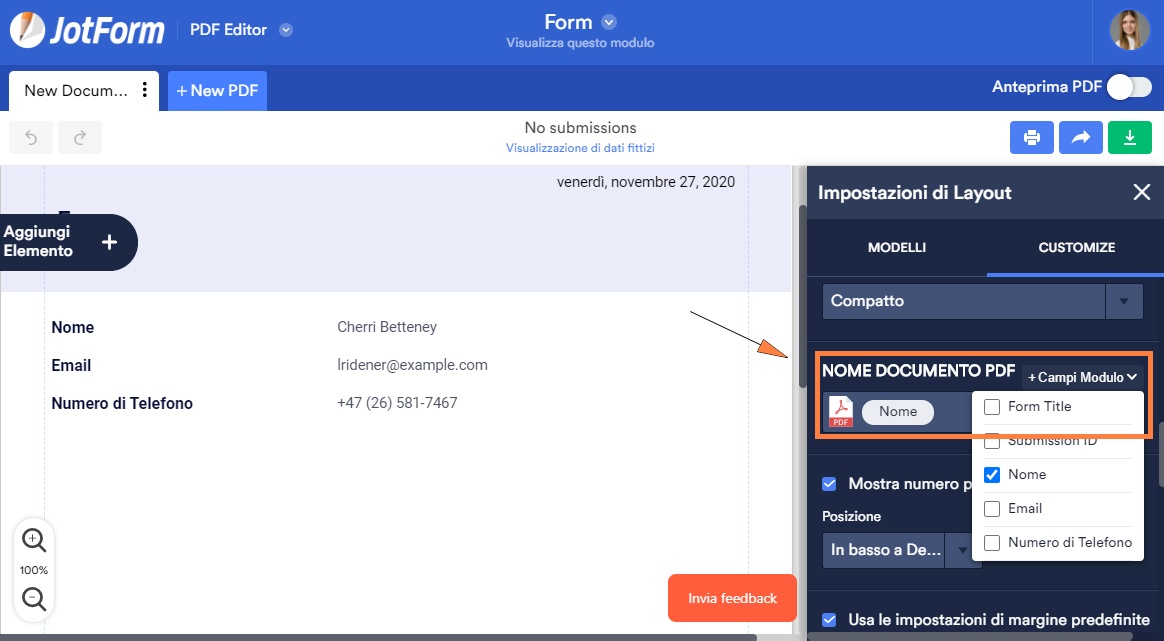 Come Assegnare un Nome Personalizzato a un Documento PDF con PDF Editor
