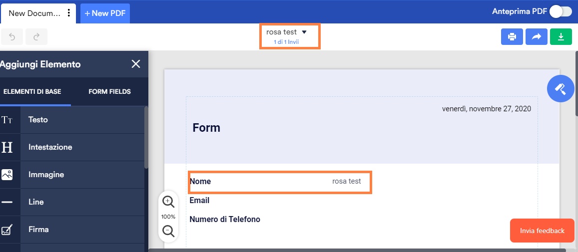 Come Assegnare un Nome Personalizzato a un Documento PDF con PDF Editor