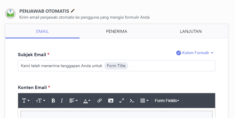 Cara Menambah Pengaturan Email Penjawab Otomatis
