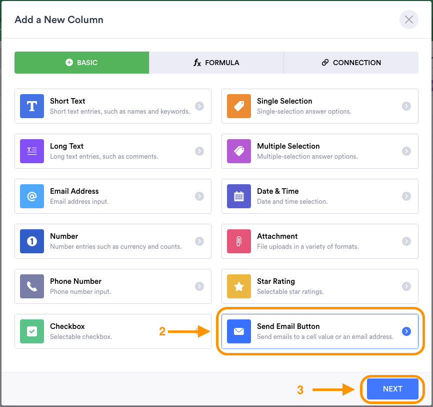 How to send an email with form data in JotForm Tables