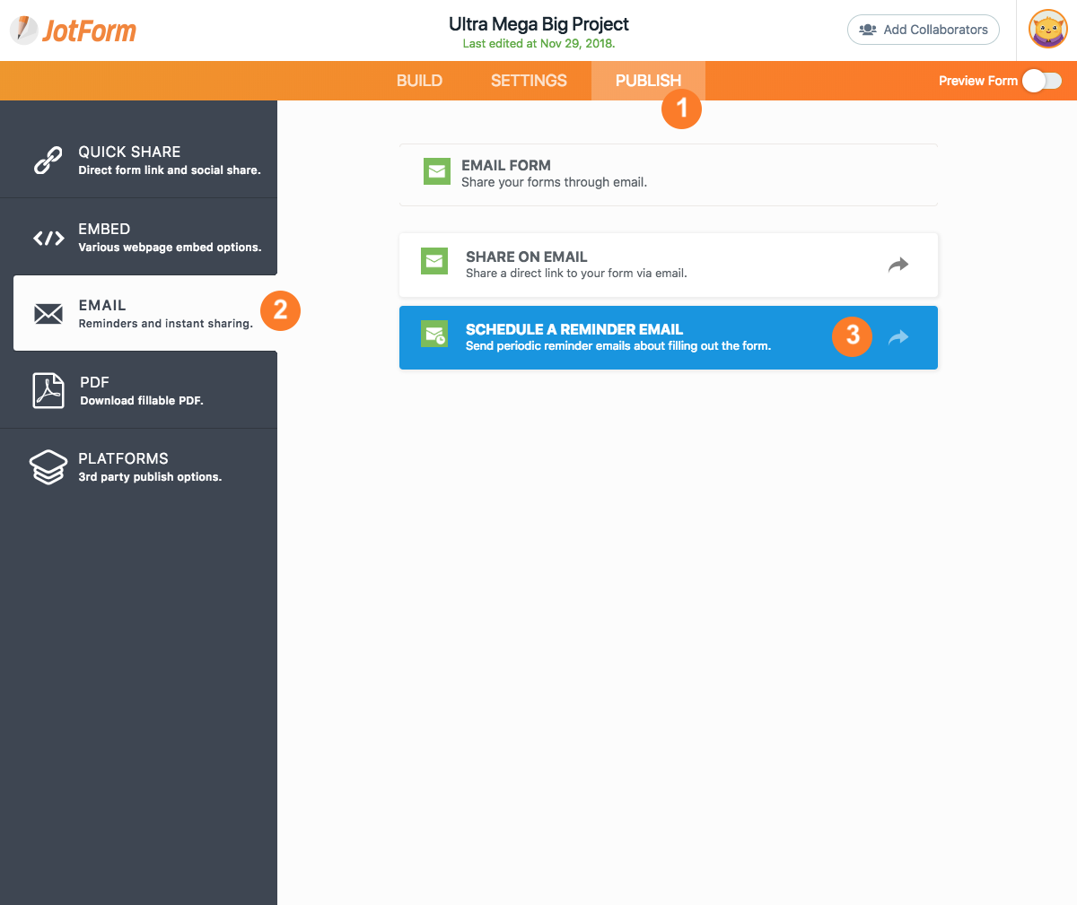 How To Set Reminder Emails For Your Forms