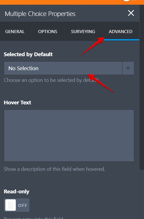 Multiple Choice Function To Selectdeselect All Selections