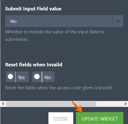 Spreadsheet to Form Widget not working properly
